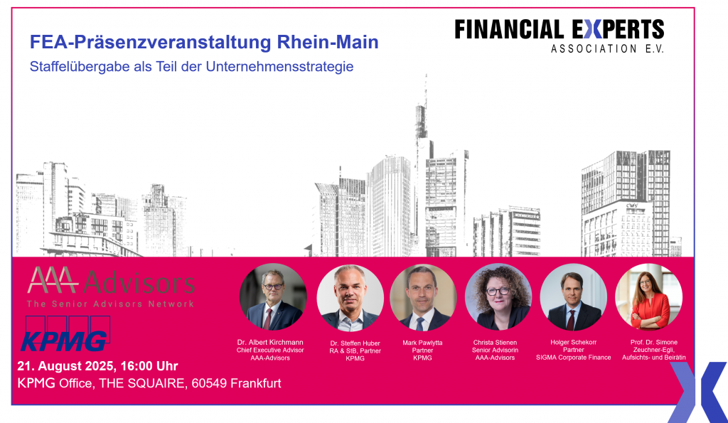 fea Event Frankfurt: Compliance-Verstöße und Aufsichtsratspflichten