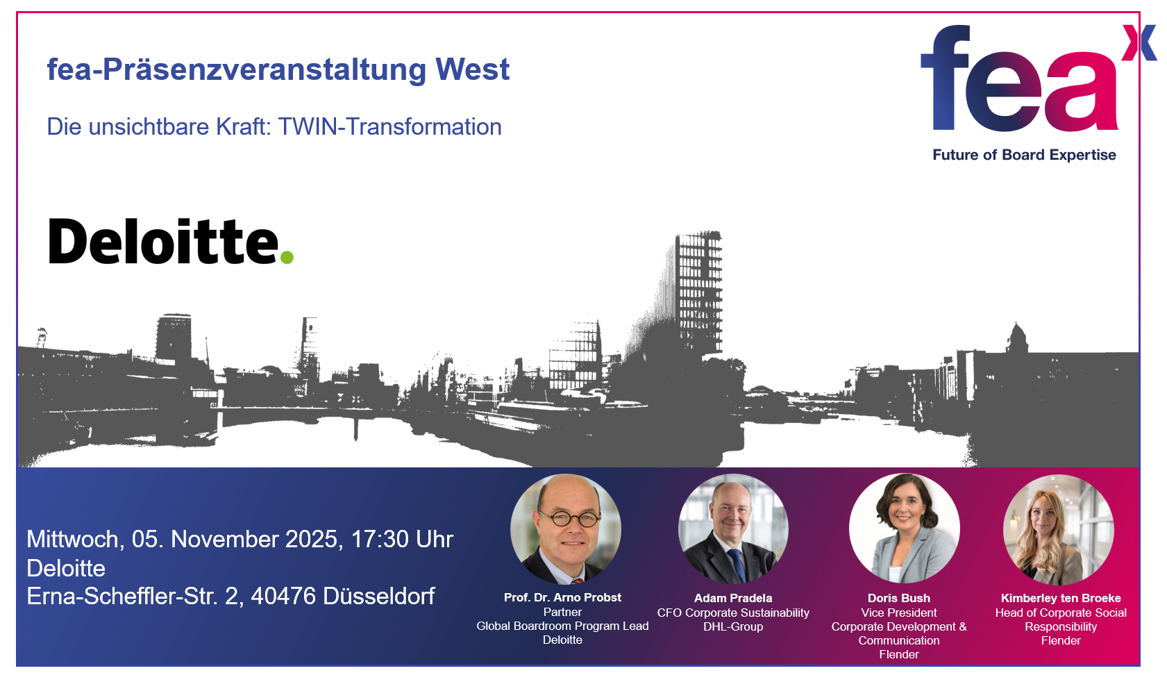 fea Event Frankfurt: Compliance-Verstöße und Aufsichtsratspflichten